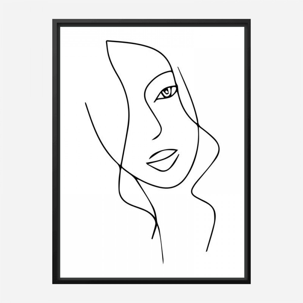 Beauty Line Art Print