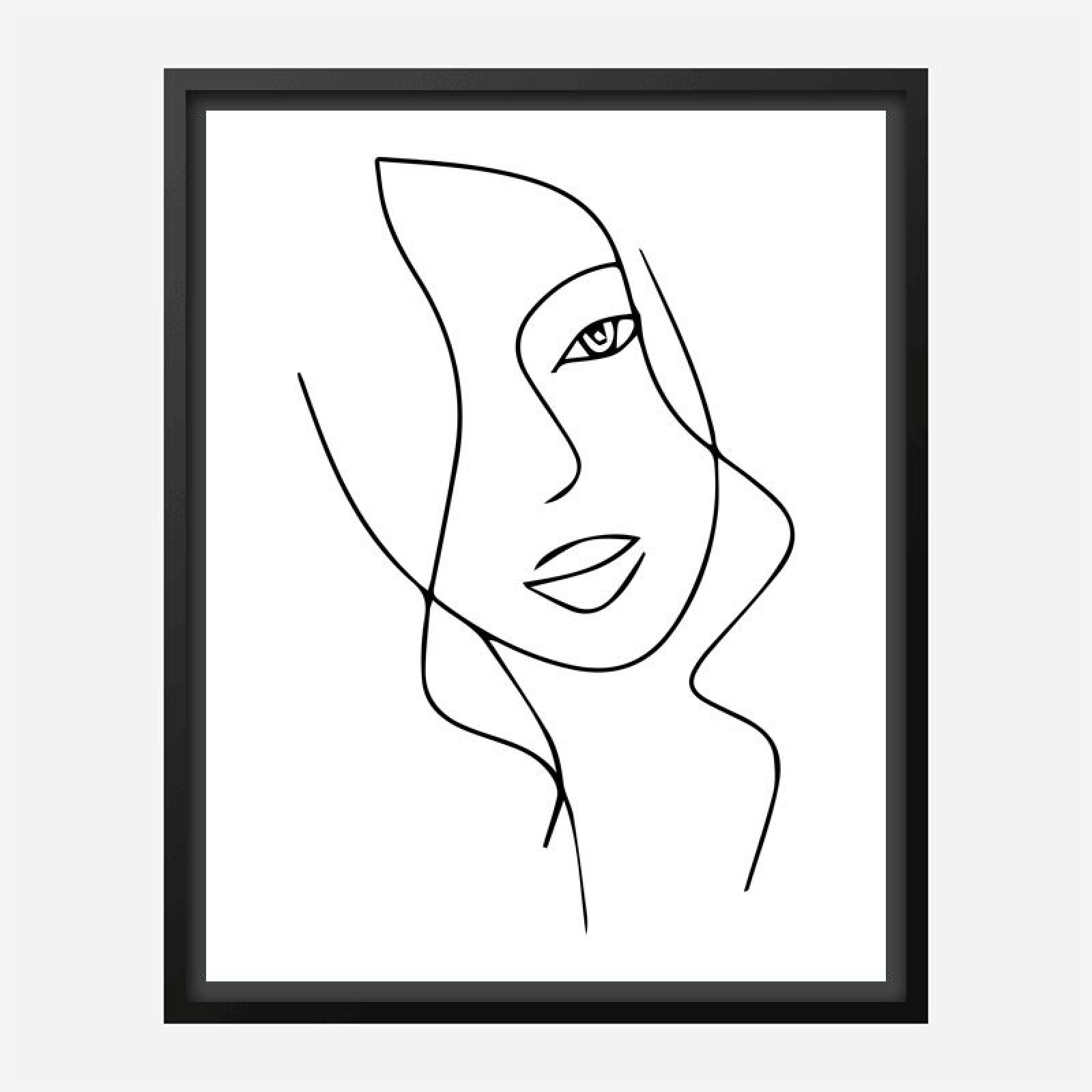 Beauty Line Art Print