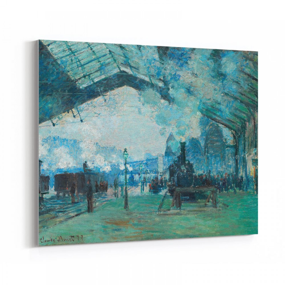 Arrival Of The Normandy Train By Claude Monet Art Print