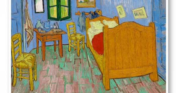The Bedroom by Vincent Van Gogh Art Print