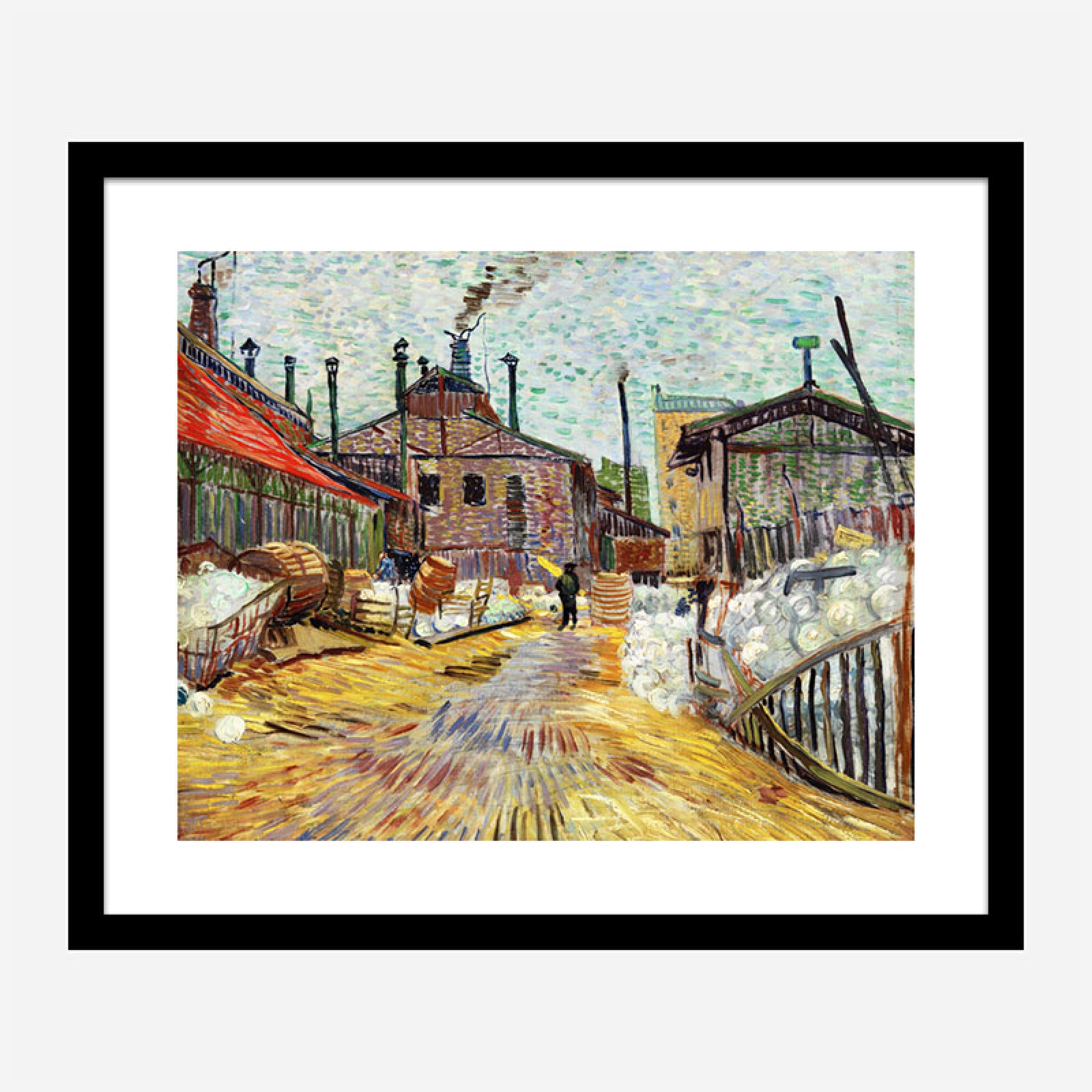 The Factory by Vincent Van Gogh Art Print