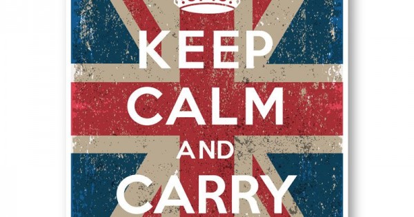 Keep Calm And Carry On British Flag Wallpaper