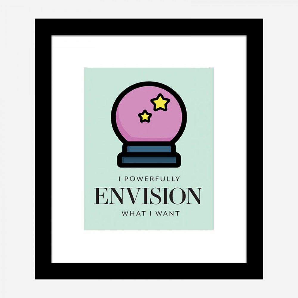 Envision Motivational Art Print
