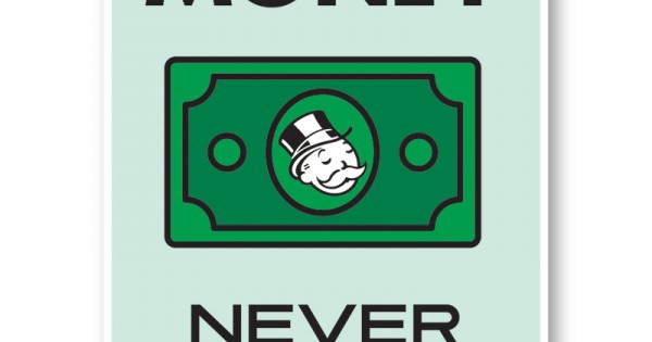 Money Never Sleeps Motivational Art Print