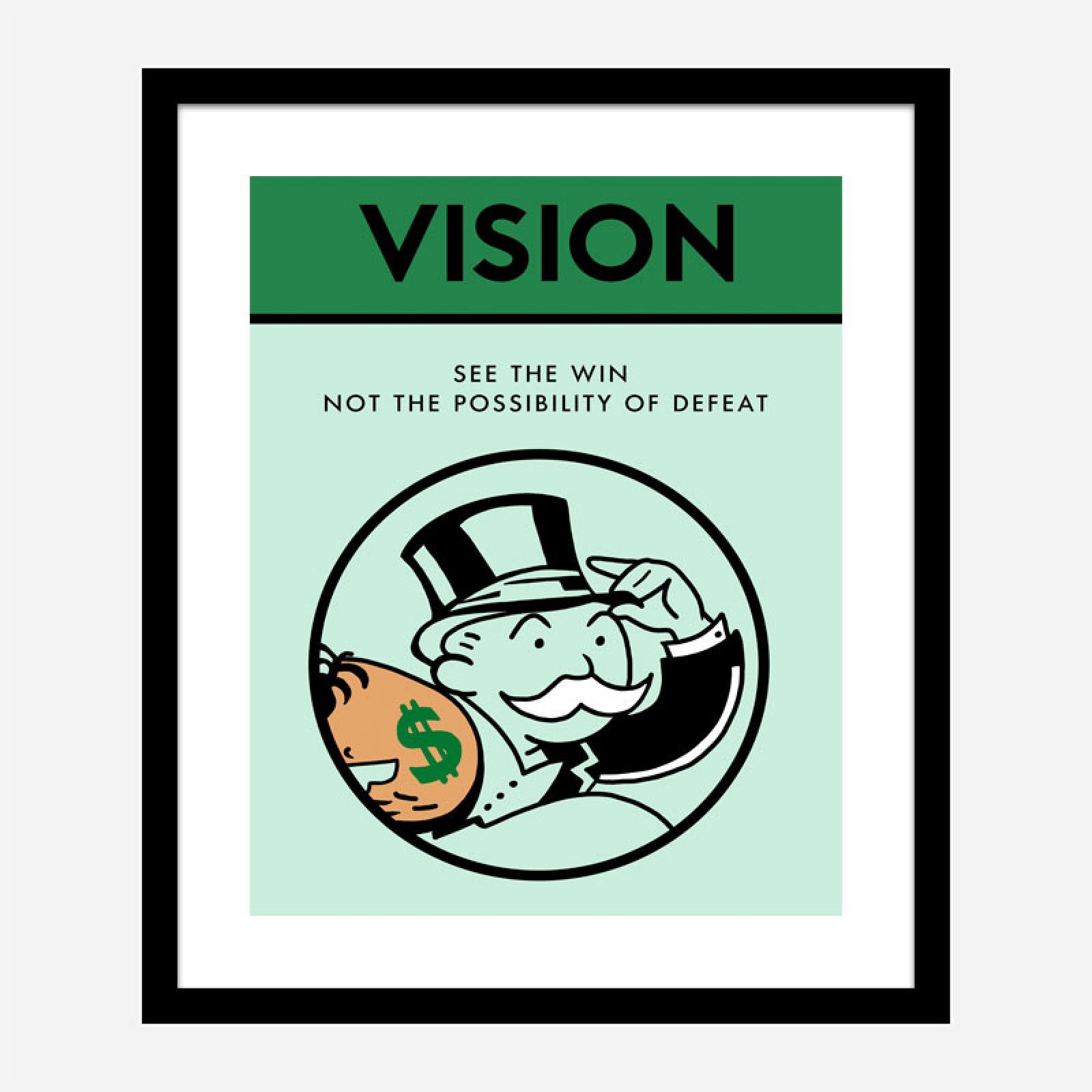 Vision Motivational Art Print