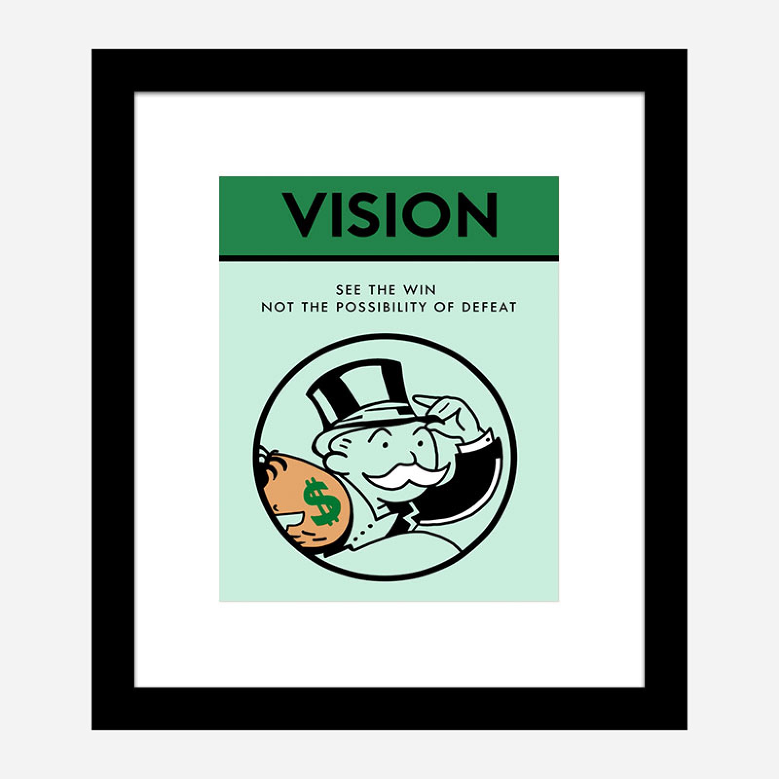 Vision Motivational Art Print