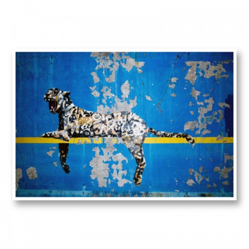 Barcode Leopard Banksy Wall Art