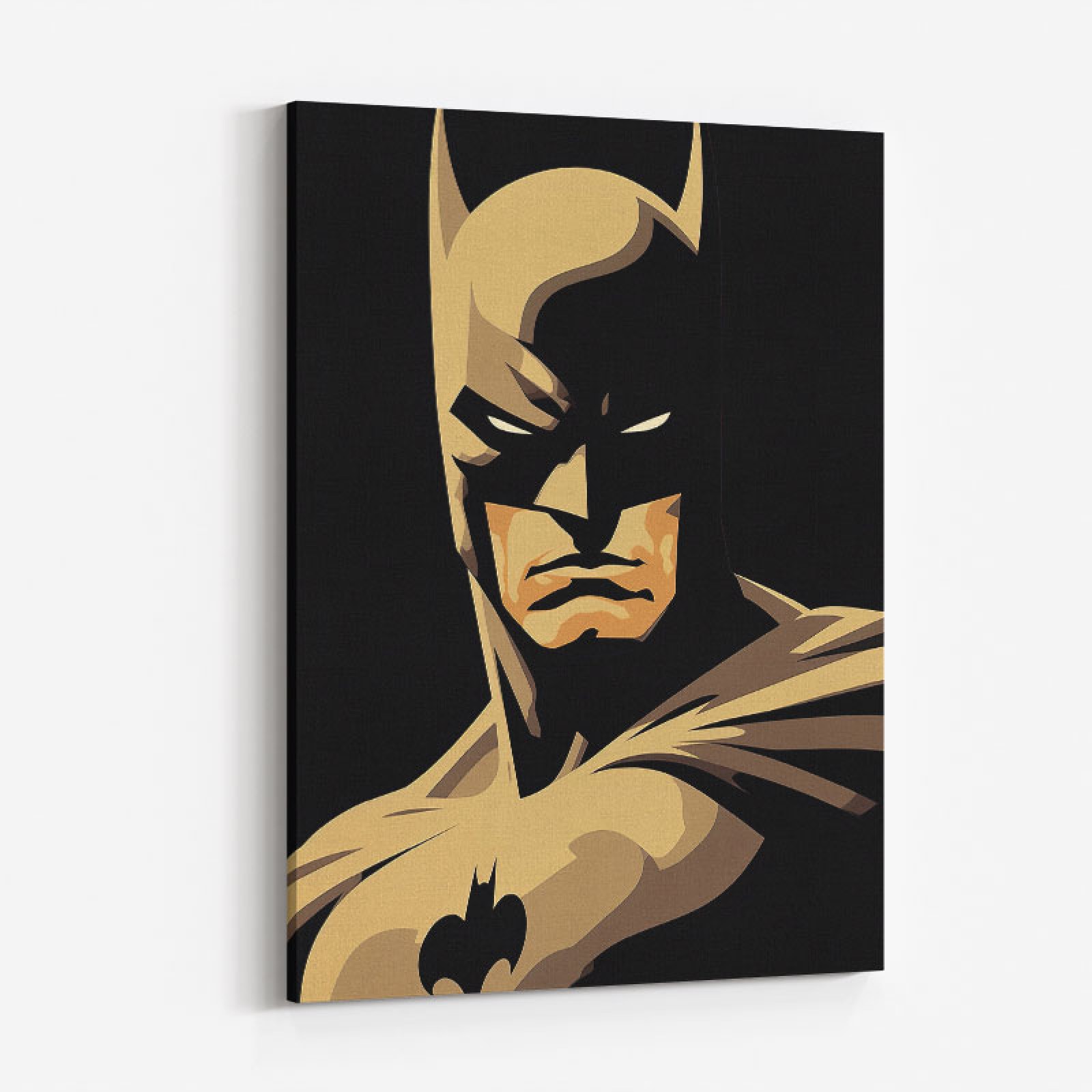 Batman Brown Illustration Art Print