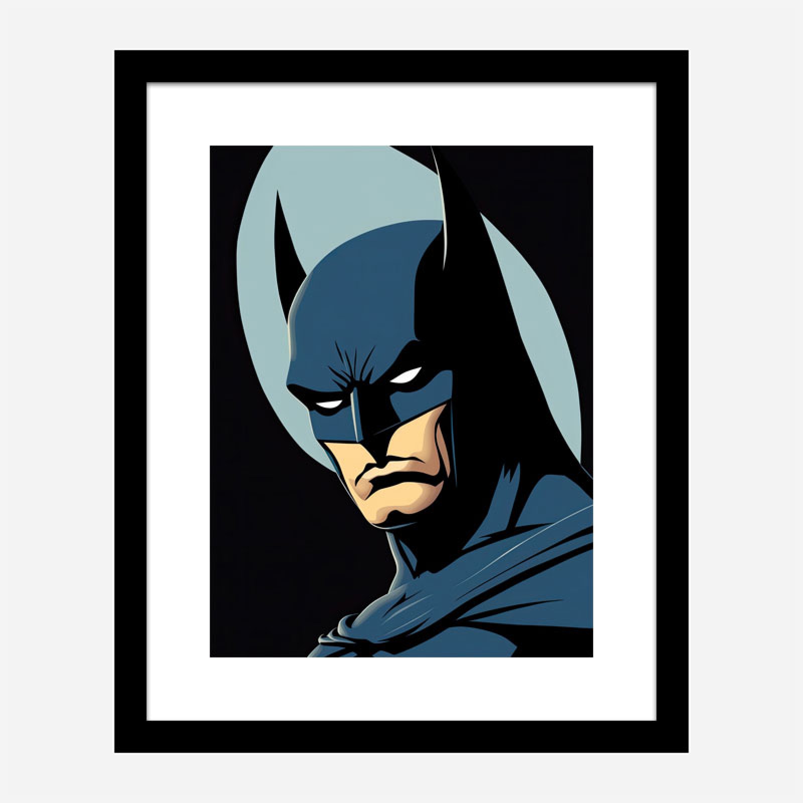 Blue Batman Art Print