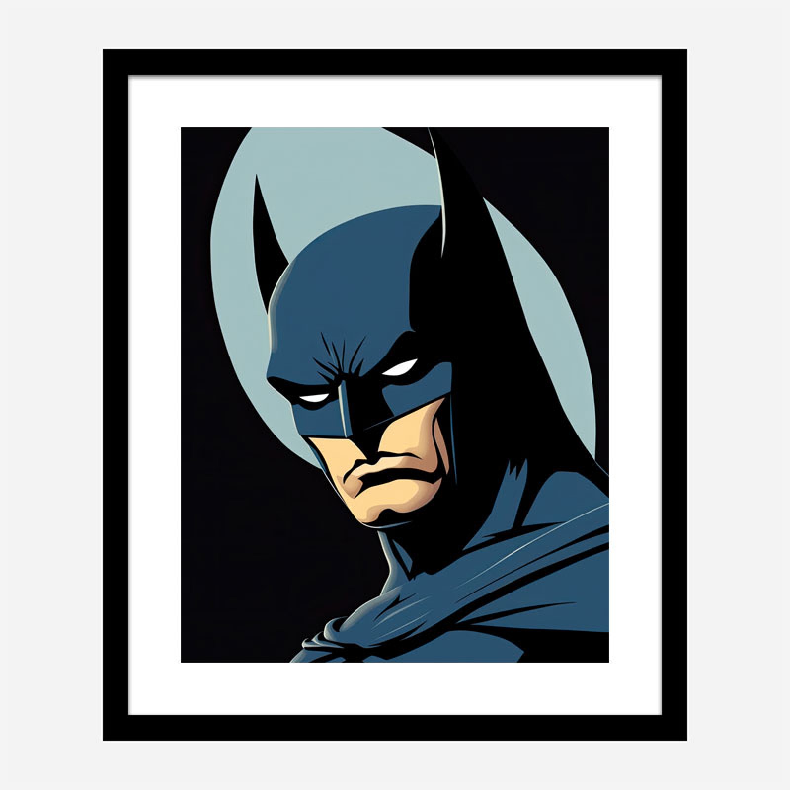 Blue Batman Art Print