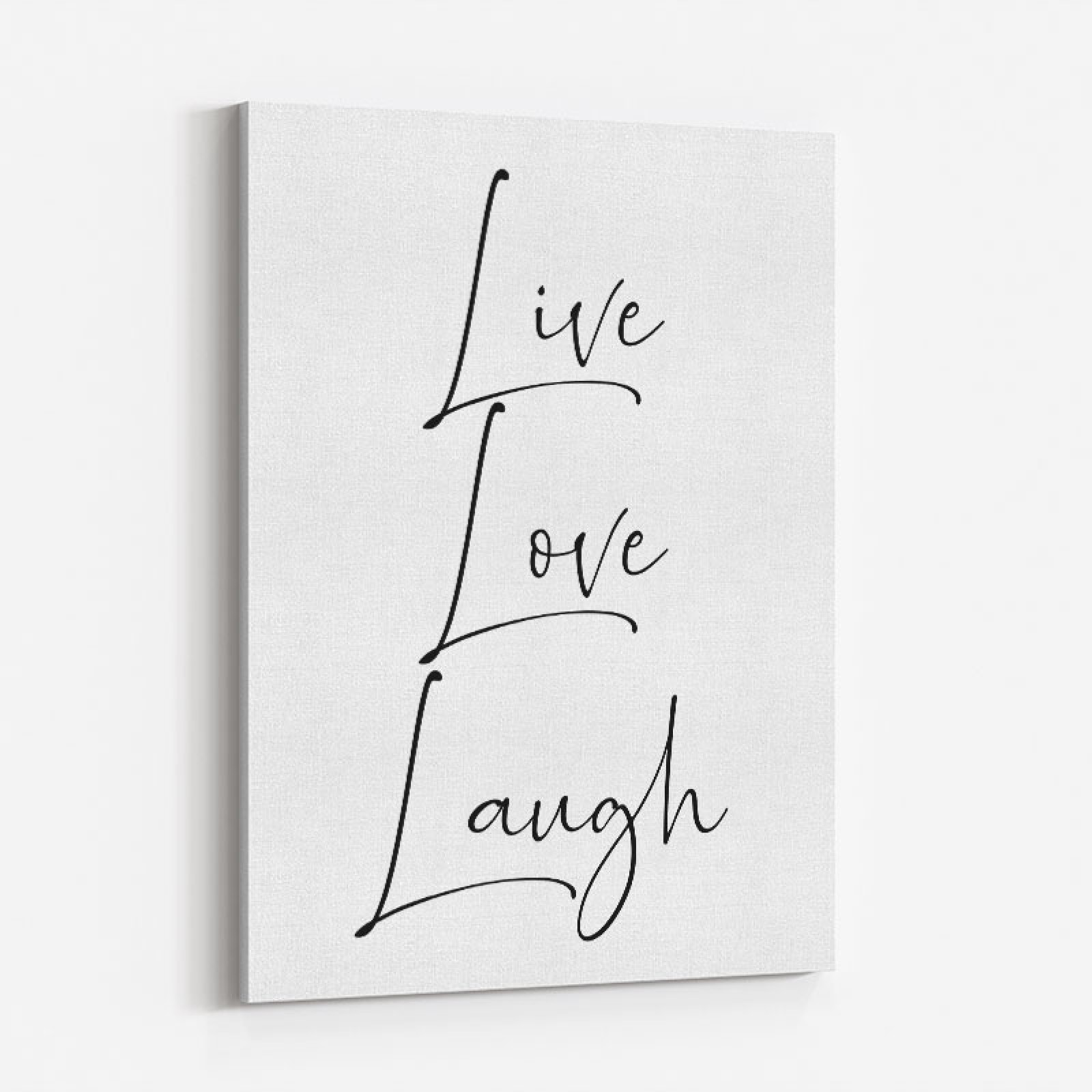 Live Love Laugh Art Print