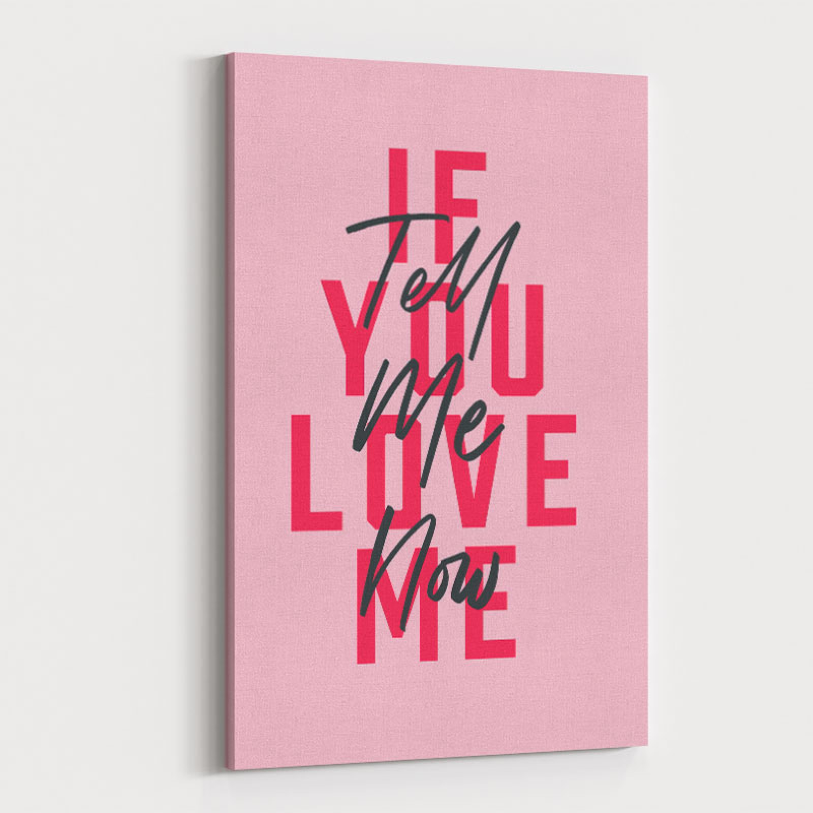 Tell Me Now Art Print