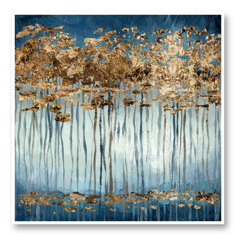 Acrylic Abstract Tree Paintings