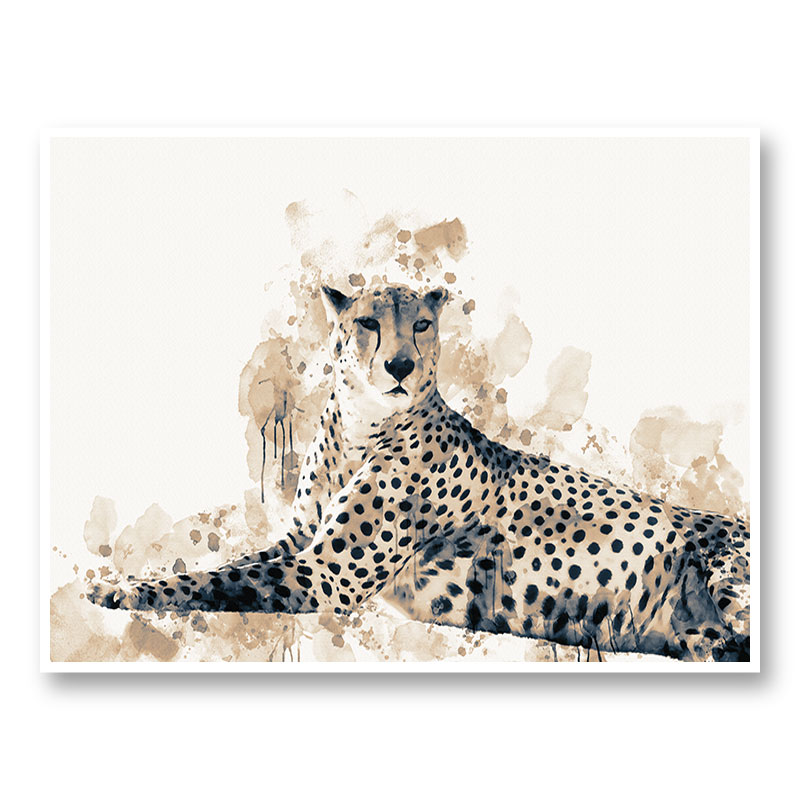Leopard Painting Abstract