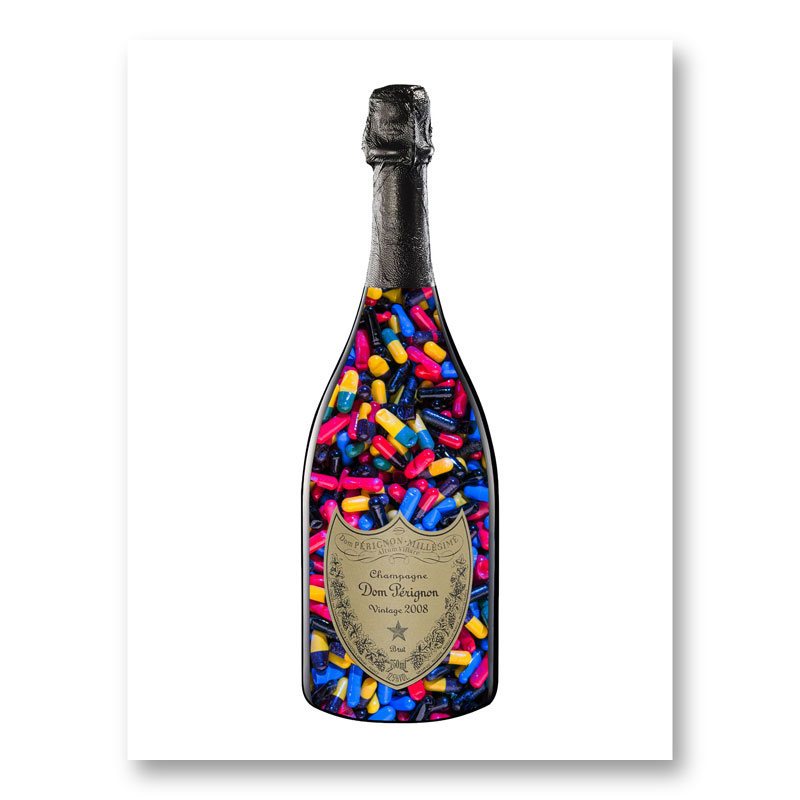 Vintage Champagne Art